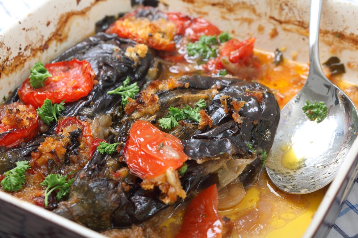 Baked Eggplant (Imam Bayaldi) - Greek Keto