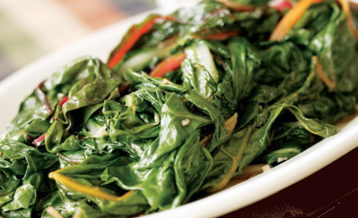 Sautéed Swiss Chard (Seskoula) - Greek Keto